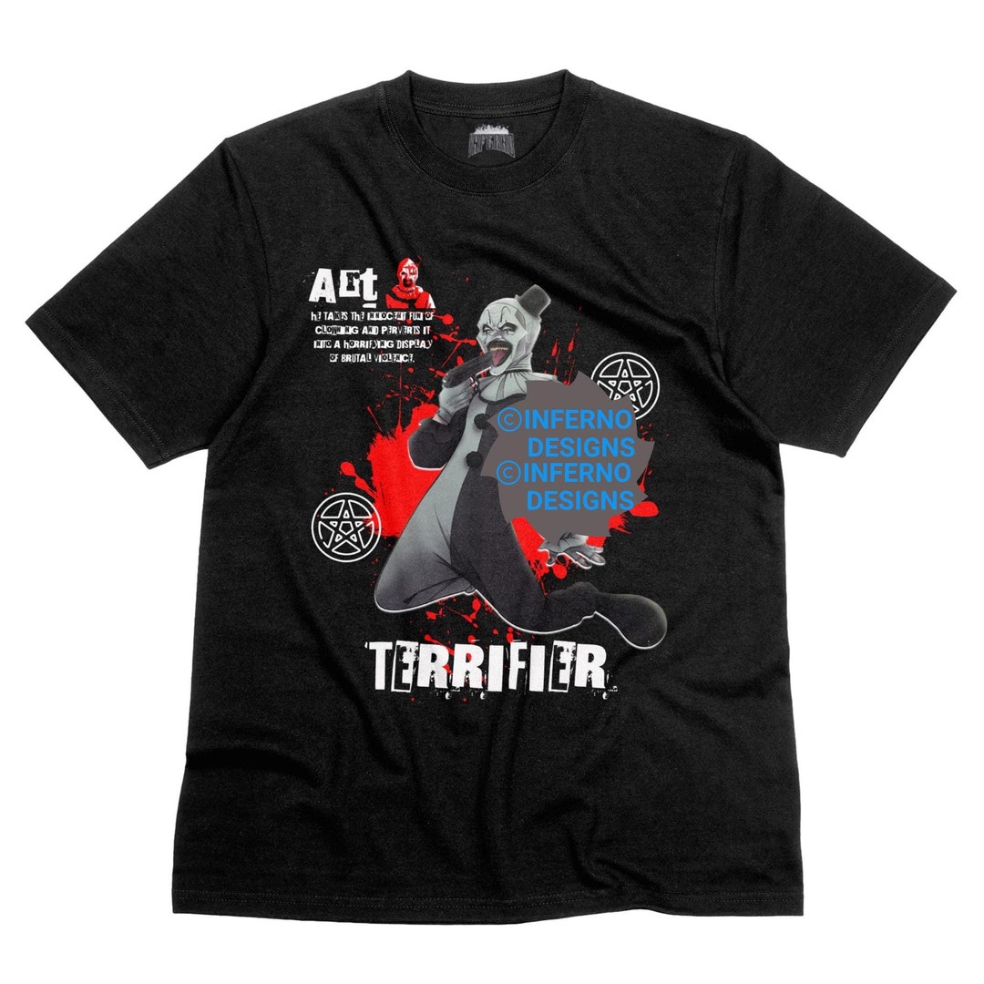 Terrifier Shirt, Art the Clown Shirt, Terrifier 3, Horror Movie Shirt ...