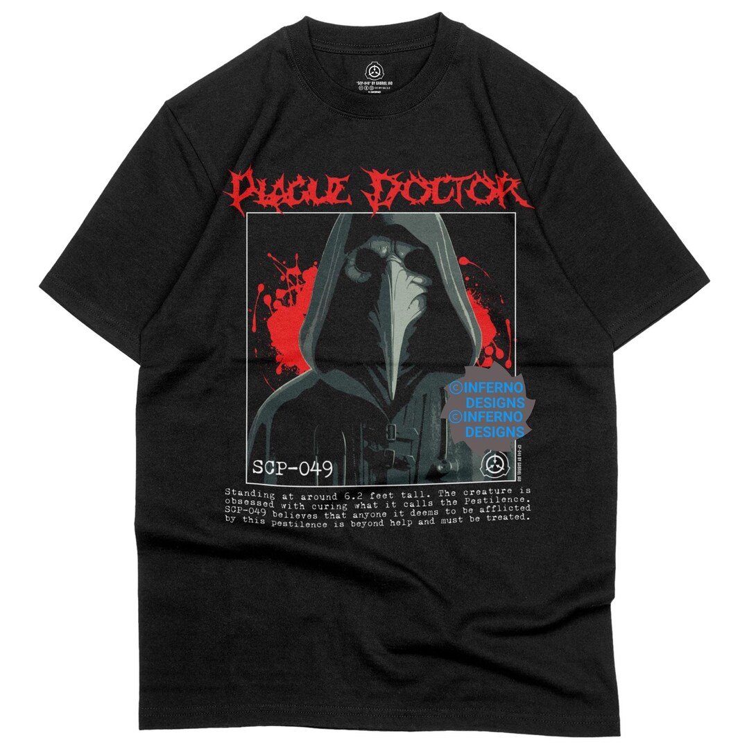 Plague Doctor SCP, SCP Shirt, SCP Foundation, Gothic Shirt, Emo Shirt ...
