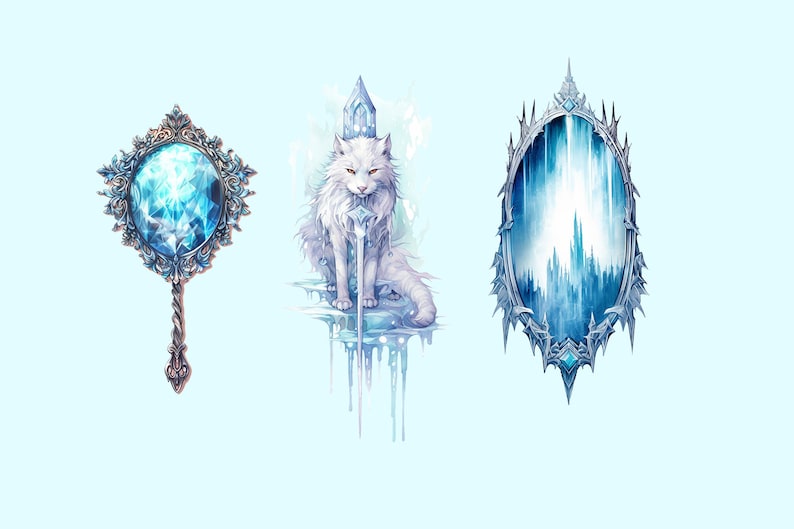 Ice Queen Clipart Bundle Digital Download - Etsy
