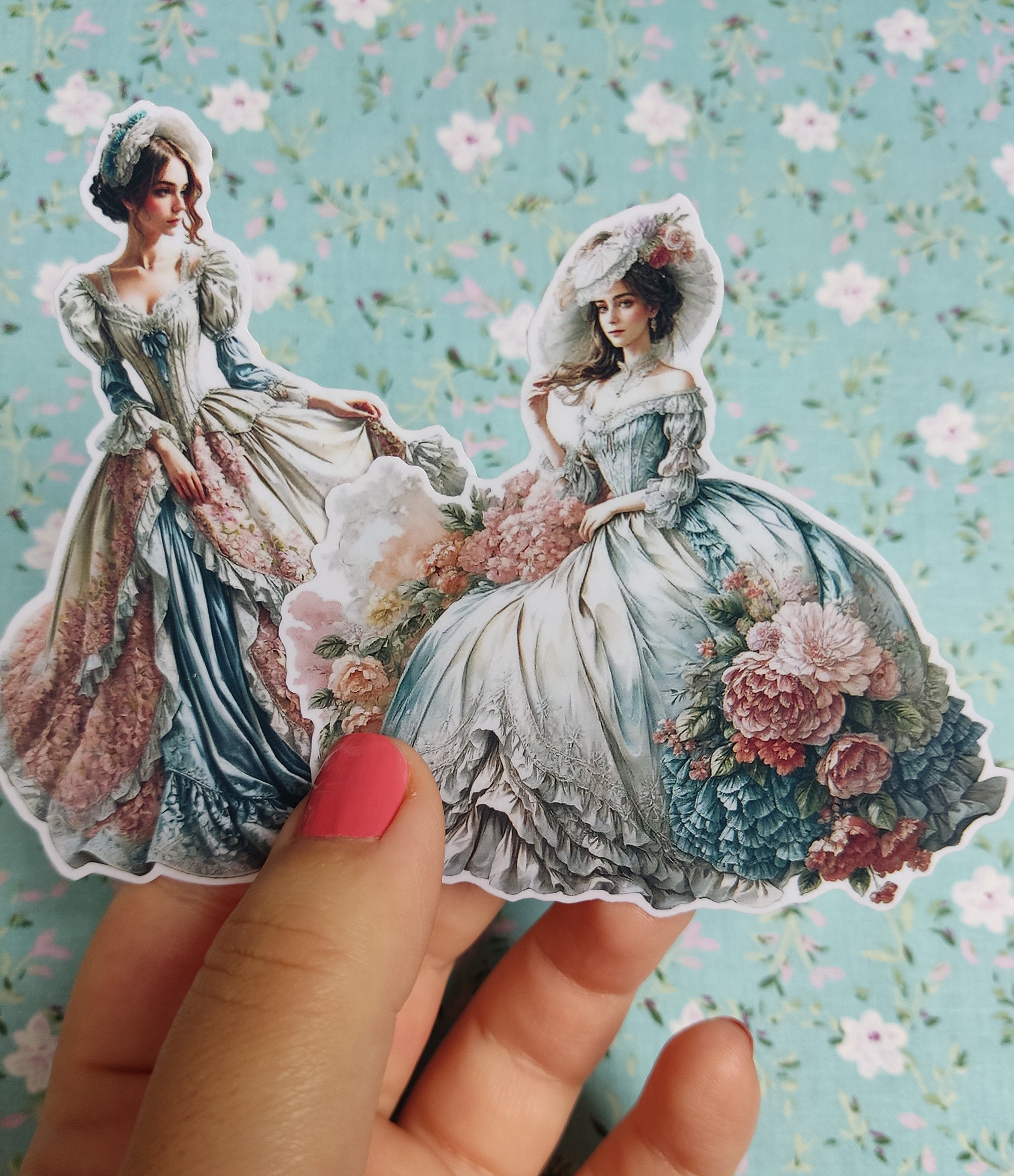 Victorian Stickers Pack Aristocrat Lady Edition - Etsy