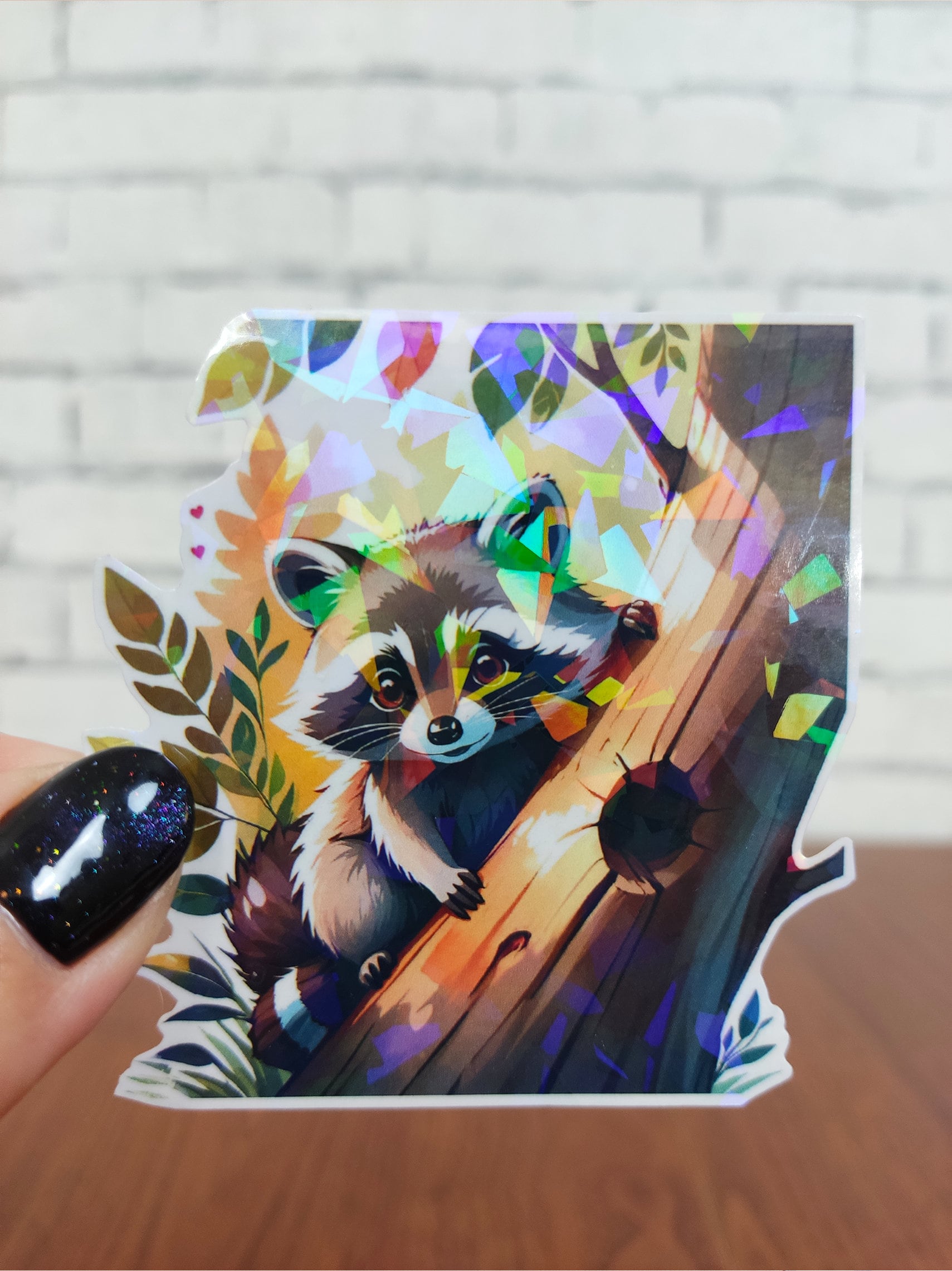 Raccoon Sticker Pack Cute Raccoon, Adorable Animal, Whimsical Creature ...