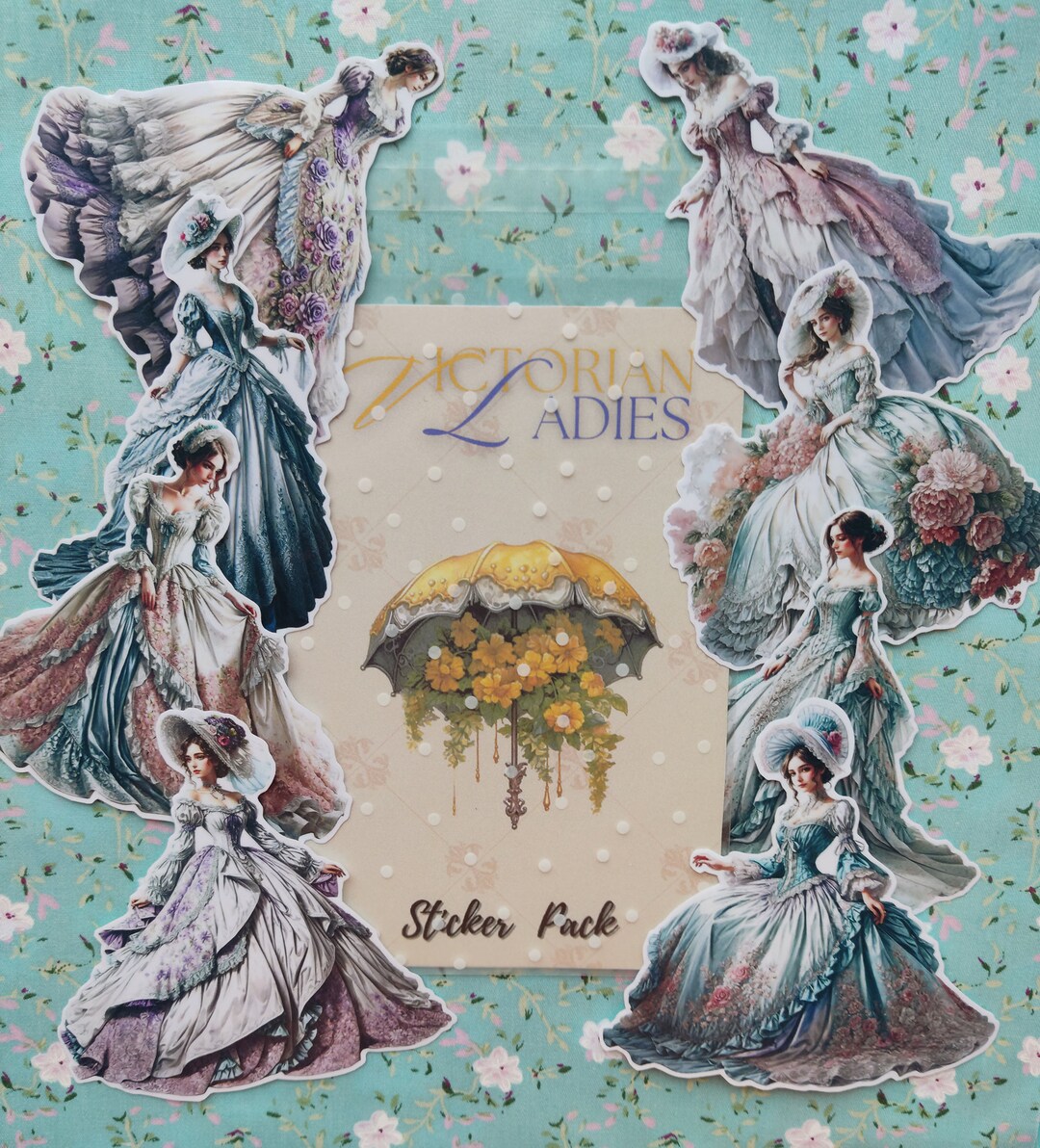 Victorian Stickers Pack Aristocrat Lady Edition - Etsy