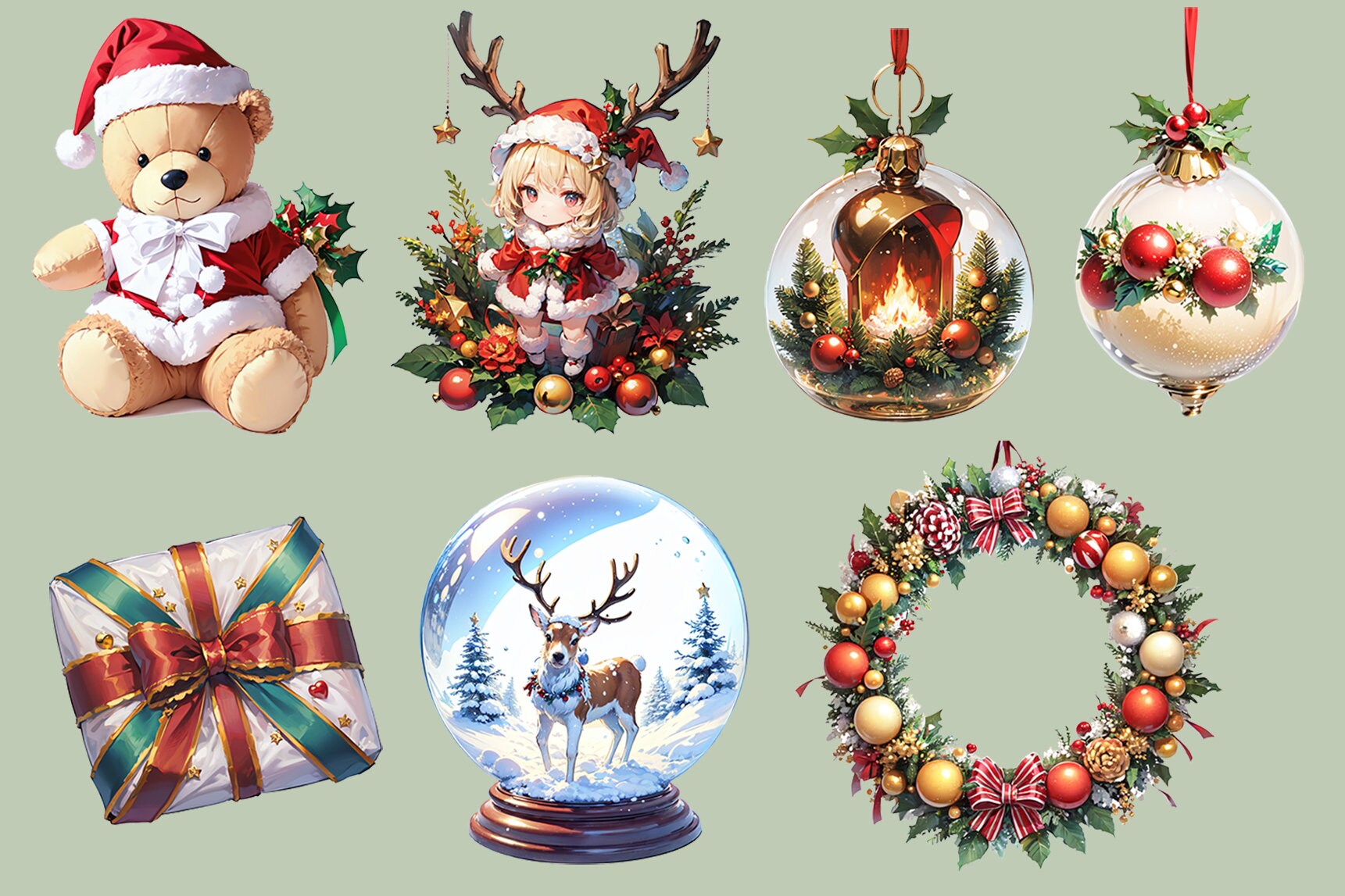 Christmas Miracle Clipart Bundle - Etsy