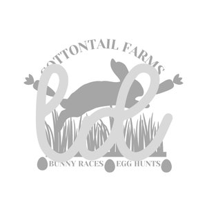 Cottontail Farms Png and Svg Files for Door Hangers, Sublimation and ...