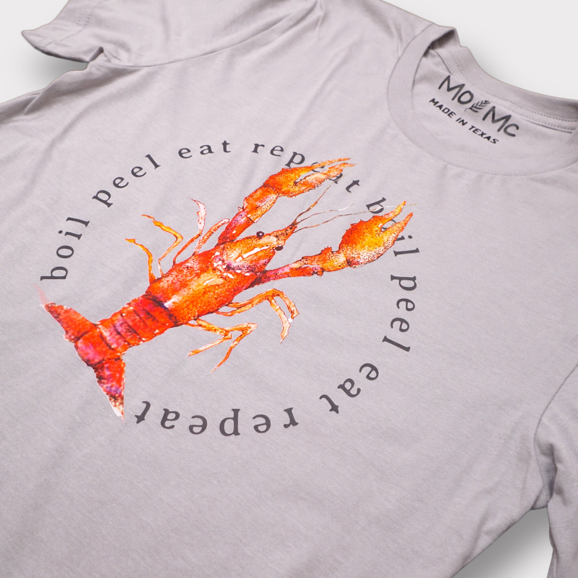 Crawfish Boil Peel Eat Repeat Hand Drawn Texas Fine Artist Original ...