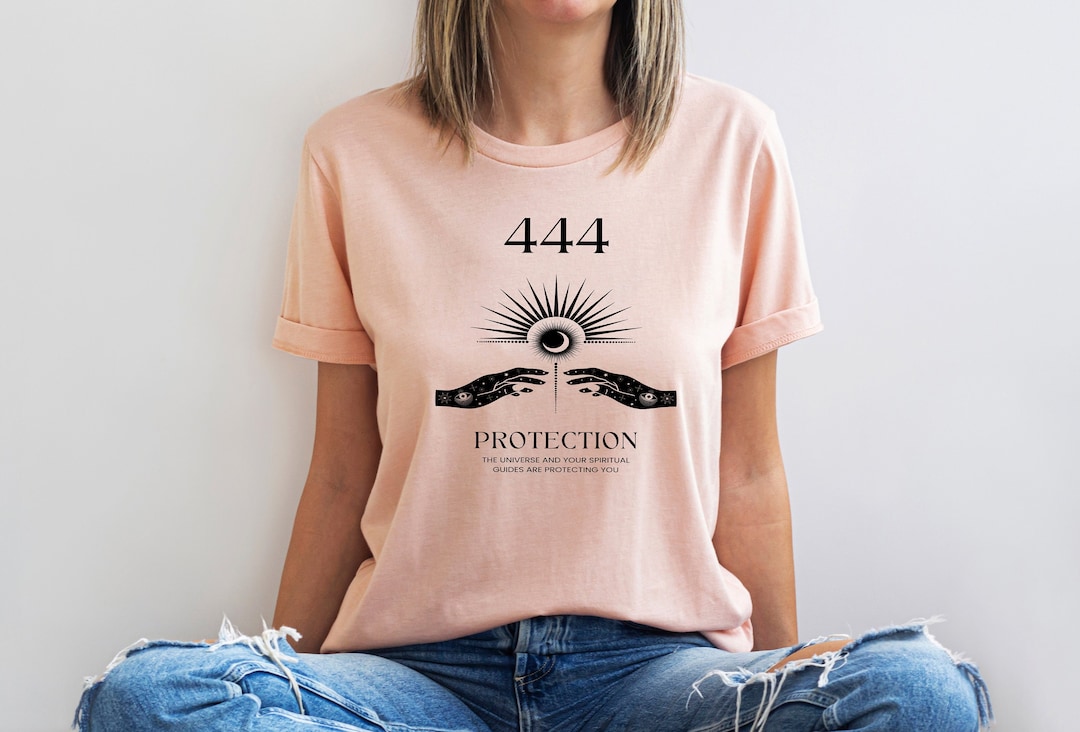 444 Angel Numbers Shirt, Numerology 444 Sweatshirt, Spiritual Hoodie ...