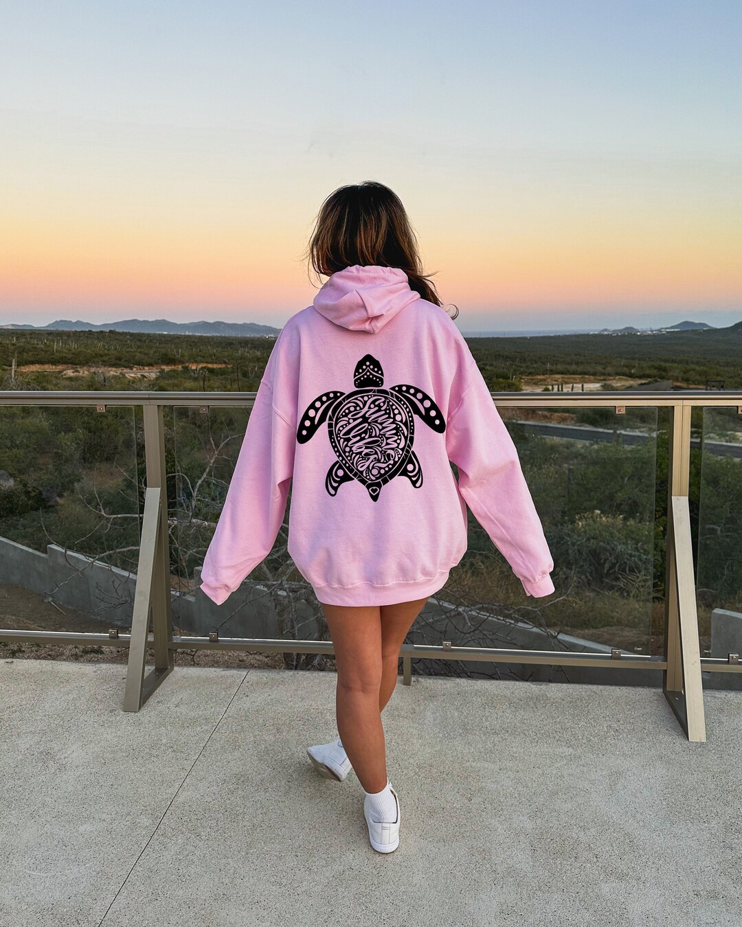Summer Vibes Sea Turtle Mandala Hoodie, Turtle Mandala Sweatshirt, Sea ...