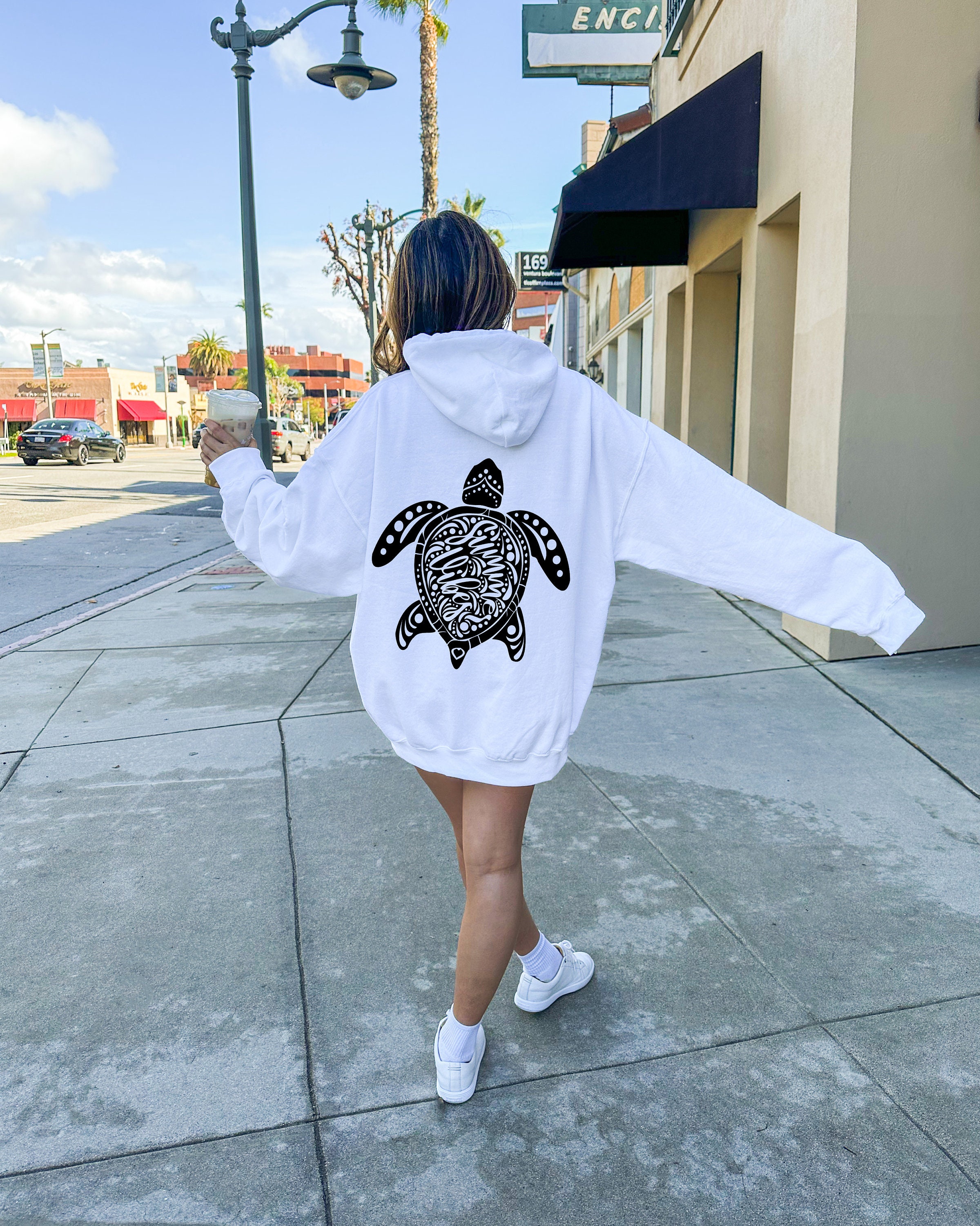 Summer Vibes Sea Turtle Mandala Hoodie, Turtle Mandala Sweatshirt, Sea ...
