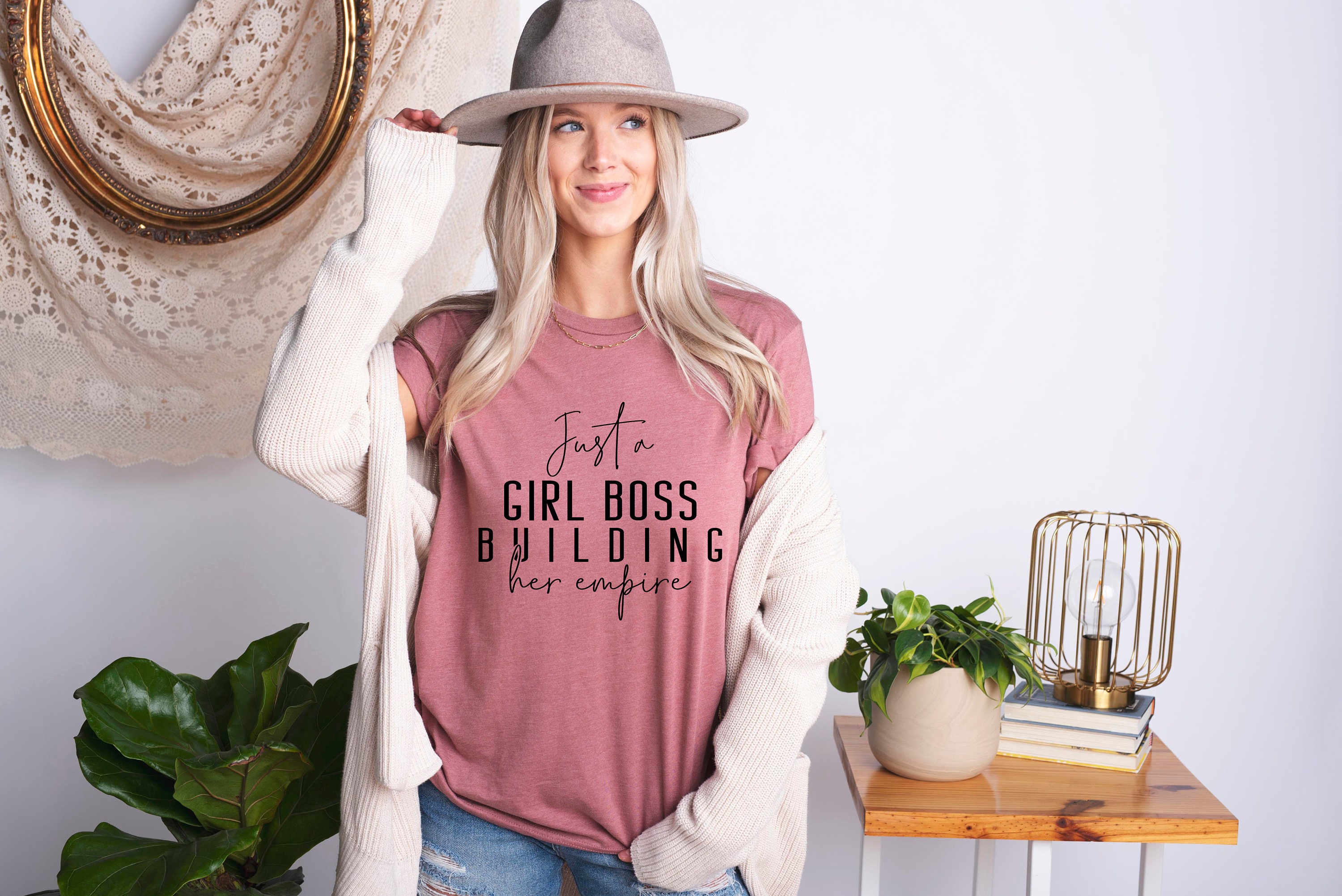 Just a Girl Boss Building Her Empire Shirts, Small Business Owner ...