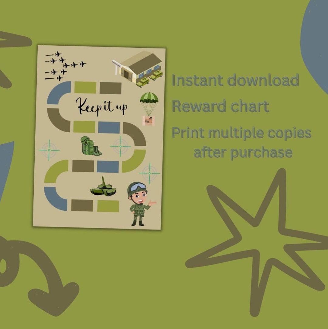 Reward Chart Behaviour Chart Printable Star Chart Kids Rewards - Etsy
