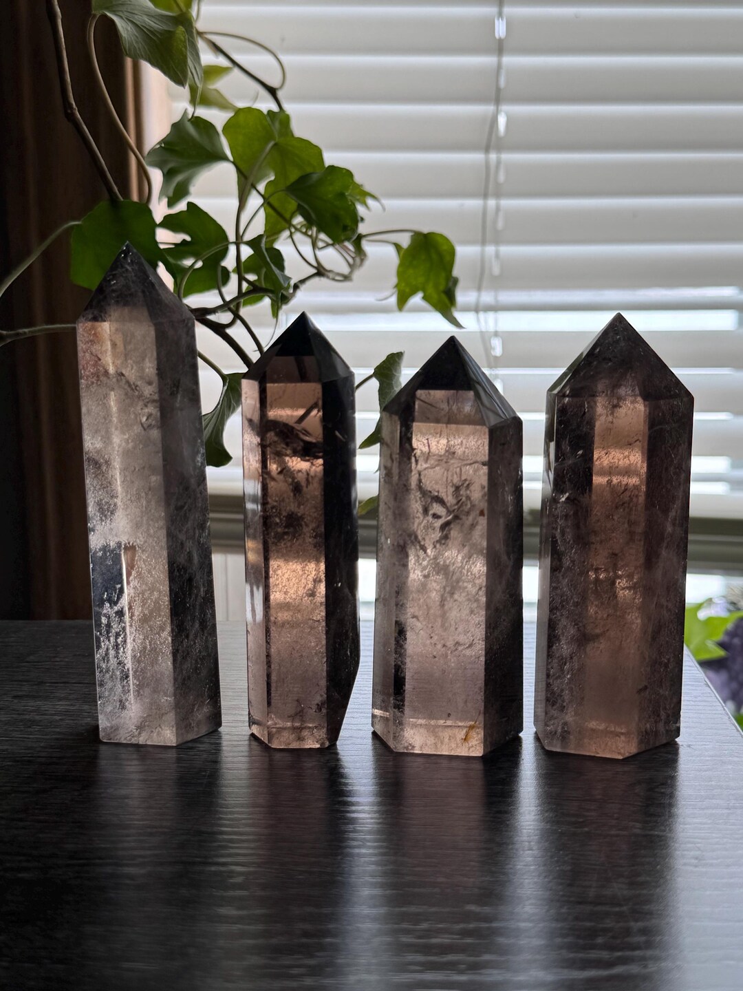 Smoky Quartz Towers - Etsy