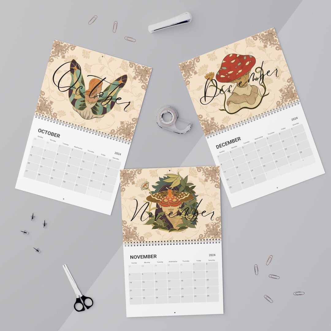 Cottage Core 2024 Calendar Womens Girl Gift Planner - Etsy