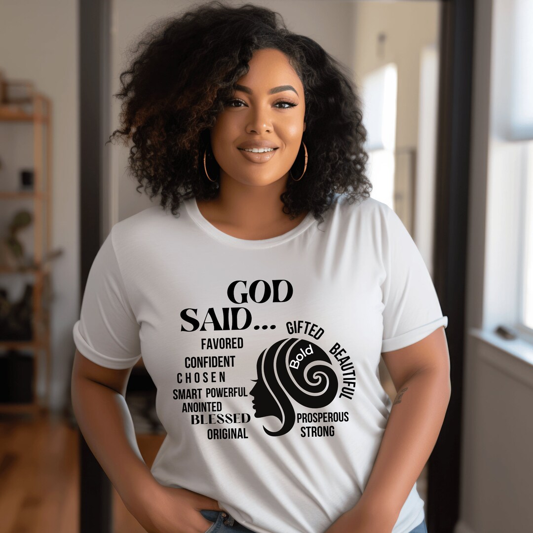 God Said Shirts / Inspirational Graphic Tee / Motivational Tee ...