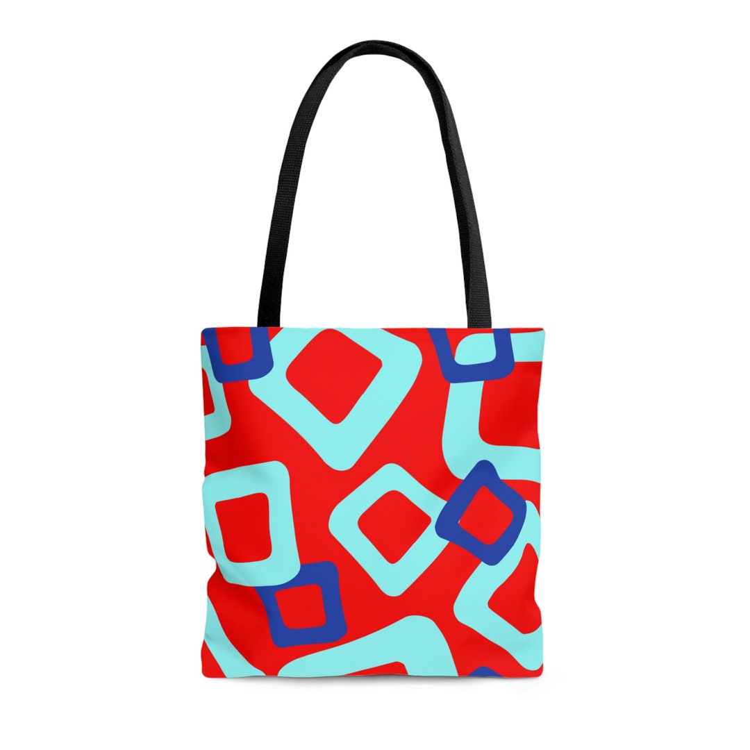 Color Shapes Tote Bag / Gift for Her / Tote Bag for Women / Colorful ...