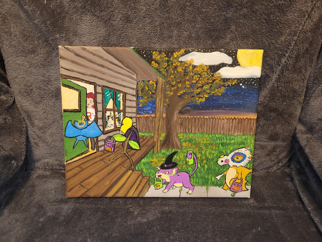 Pokéart, Pokemon Hand Painted Art - Etsy