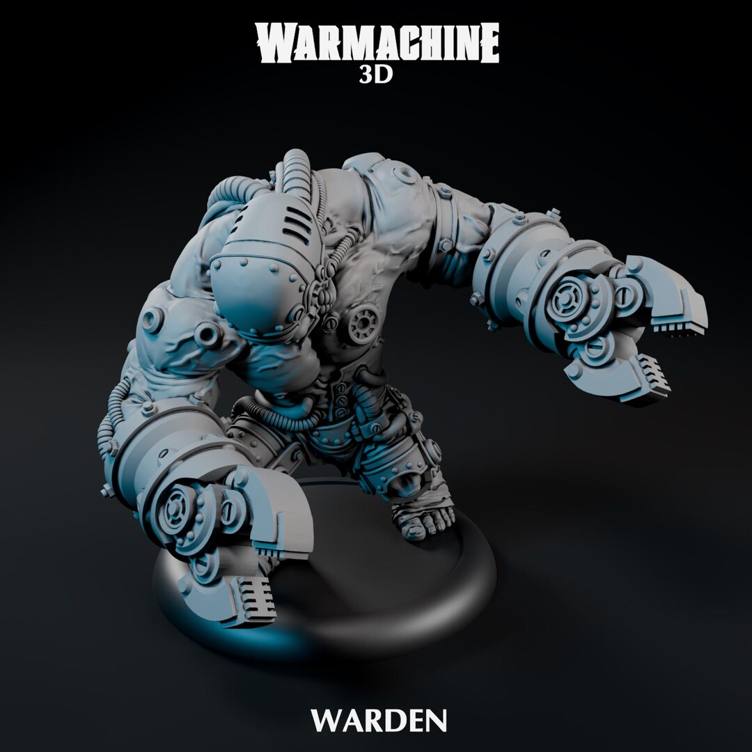 Steam Forged Games Warmachine Cephalyx Monstrosity Warden Free Shipping ...