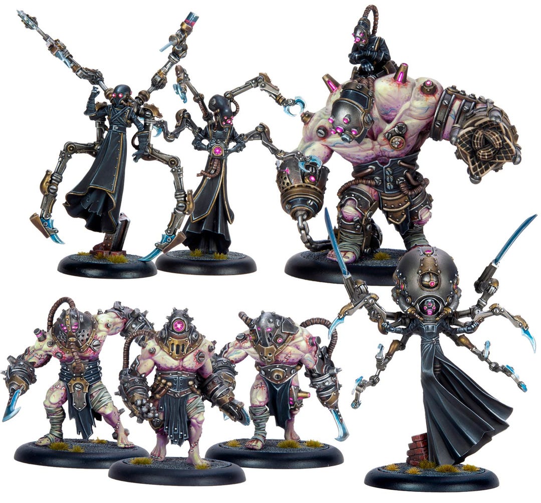 Steam Forged Games Warmachine Hive Mind Cadre Necrofactorium Free ...