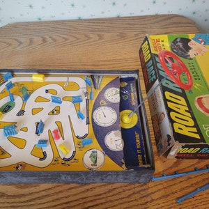 Driver's Ed Vintage Road Race Game Cars Box Made Chicago Sidney A ...