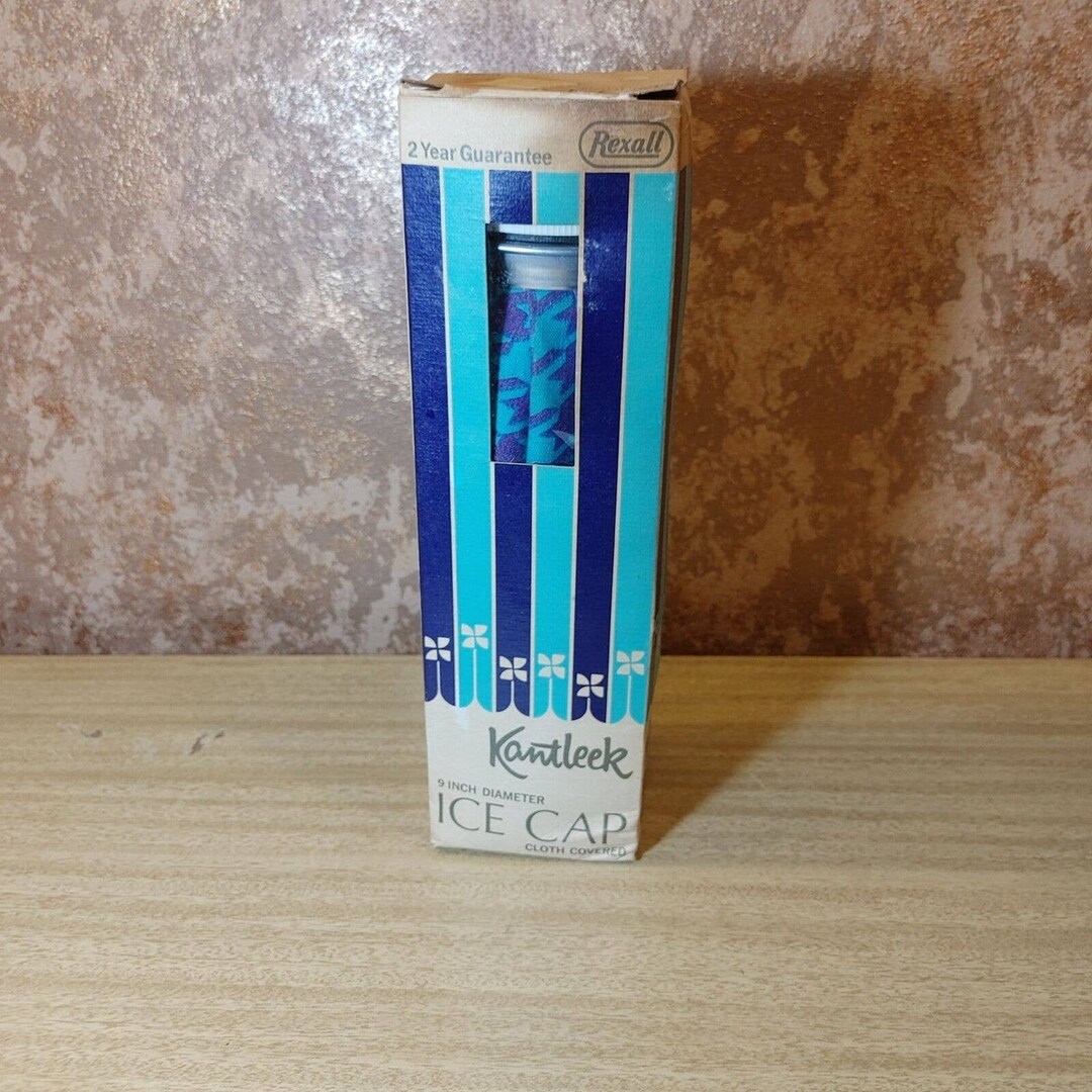 Iced Out Vintage Rexall Kantleek Ice Bag Ice Cap Blue Box - Etsy