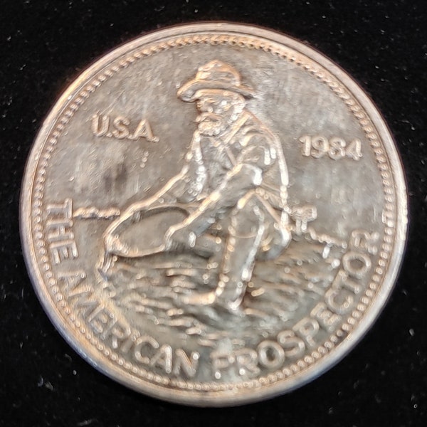Prospector Silver Coin - Etsy