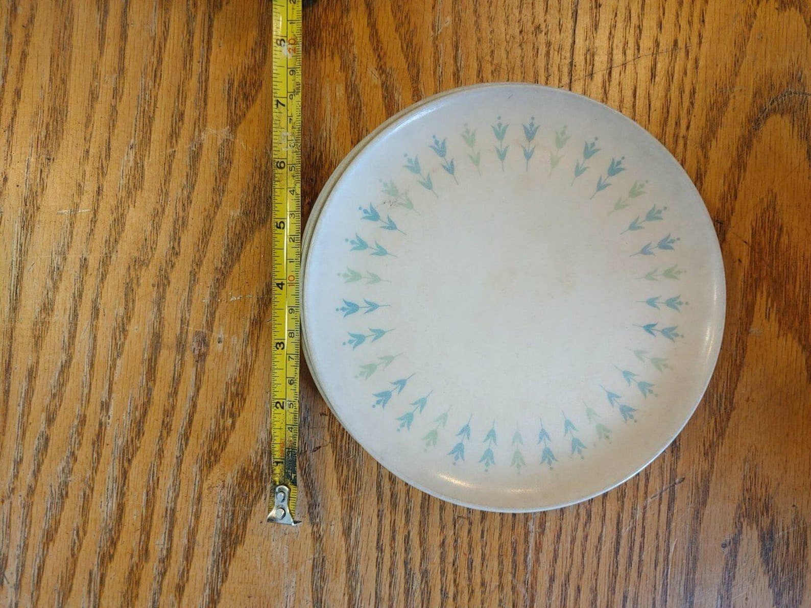 Duraware Vintage Melmac Plates Three 3 Pattern Worn Rare Melanine - Etsy