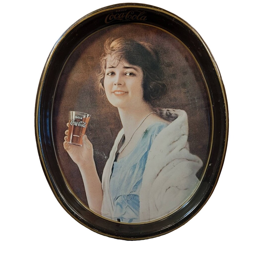 Coke Tray Coca Cola Serving Tray Tin Advertising Coca-cola Free ...