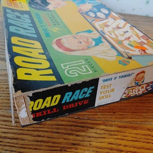 Driver's Ed Vintage Road Race Game Cars Box Made Chicago Sidney A ...