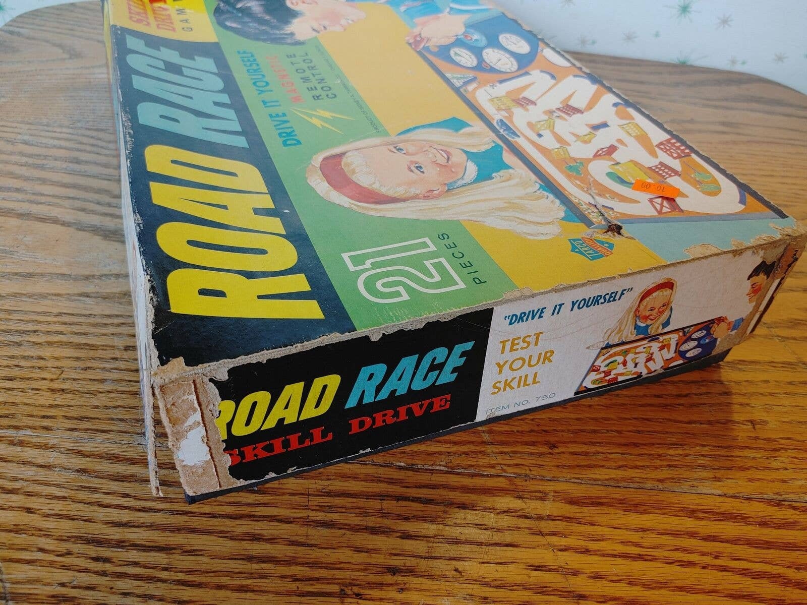 Driver's Ed Vintage Road Race Game Cars Box Made Chicago Sidney A ...