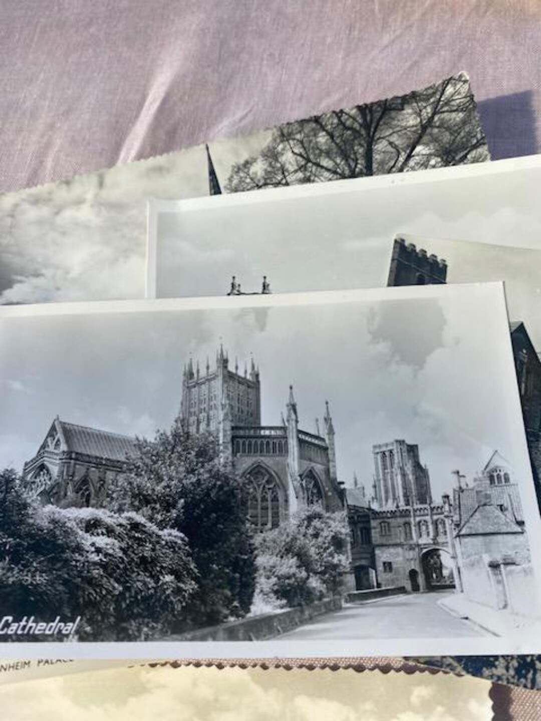 8 Vintage Postcards - English Country Side Scenes, Castles- Great for ...