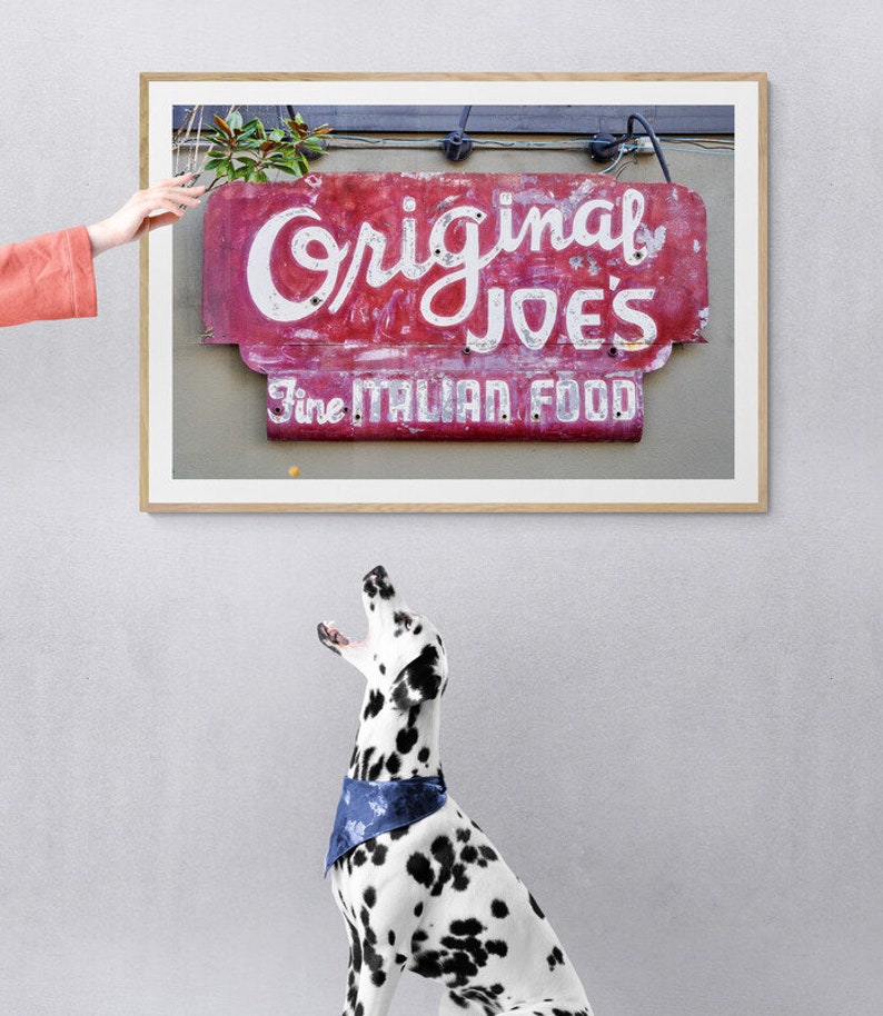 Vintage Neon Sign Original Joe's in San Francisco, Original Joe's North ...