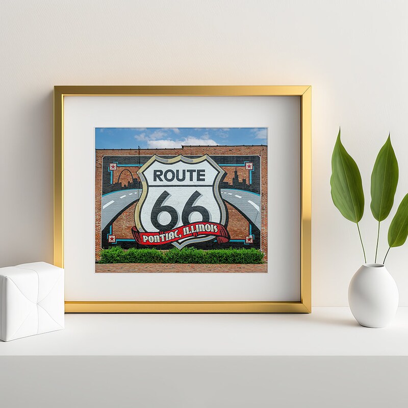 Route 66 Wall Mural - Etsy