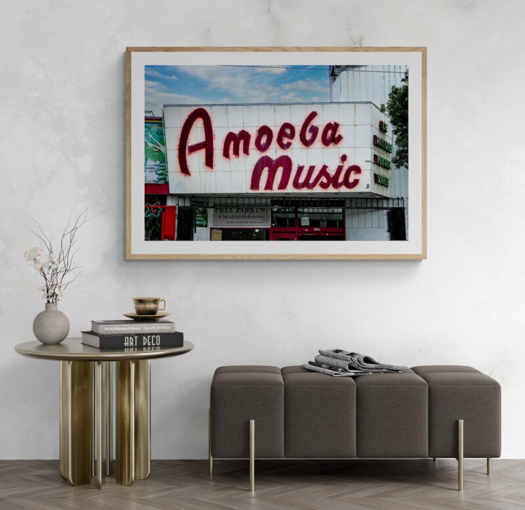 Amoeba Records San Francisco, Vintage Music Store Fine Art Print - Etsy