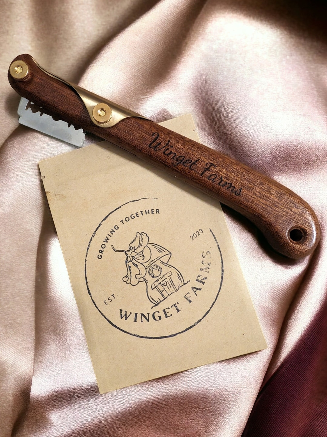 Baker's Traditional Wooden Bread Lame - Winget Farms Bread Scoring Tool ...