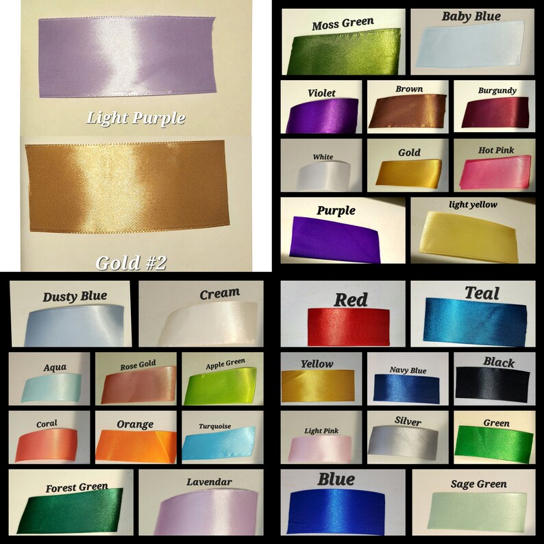 Custom Satin Ribbon Roses - Etsy