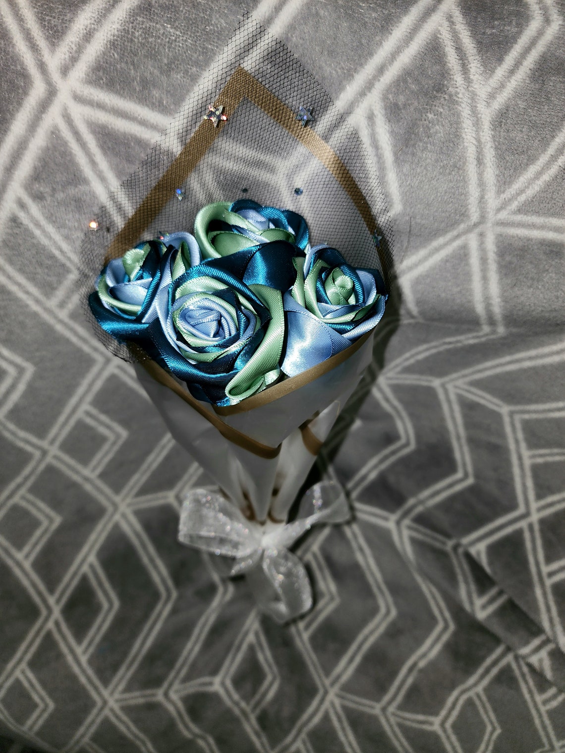 Custom Satin Ribbon Roses - Etsy