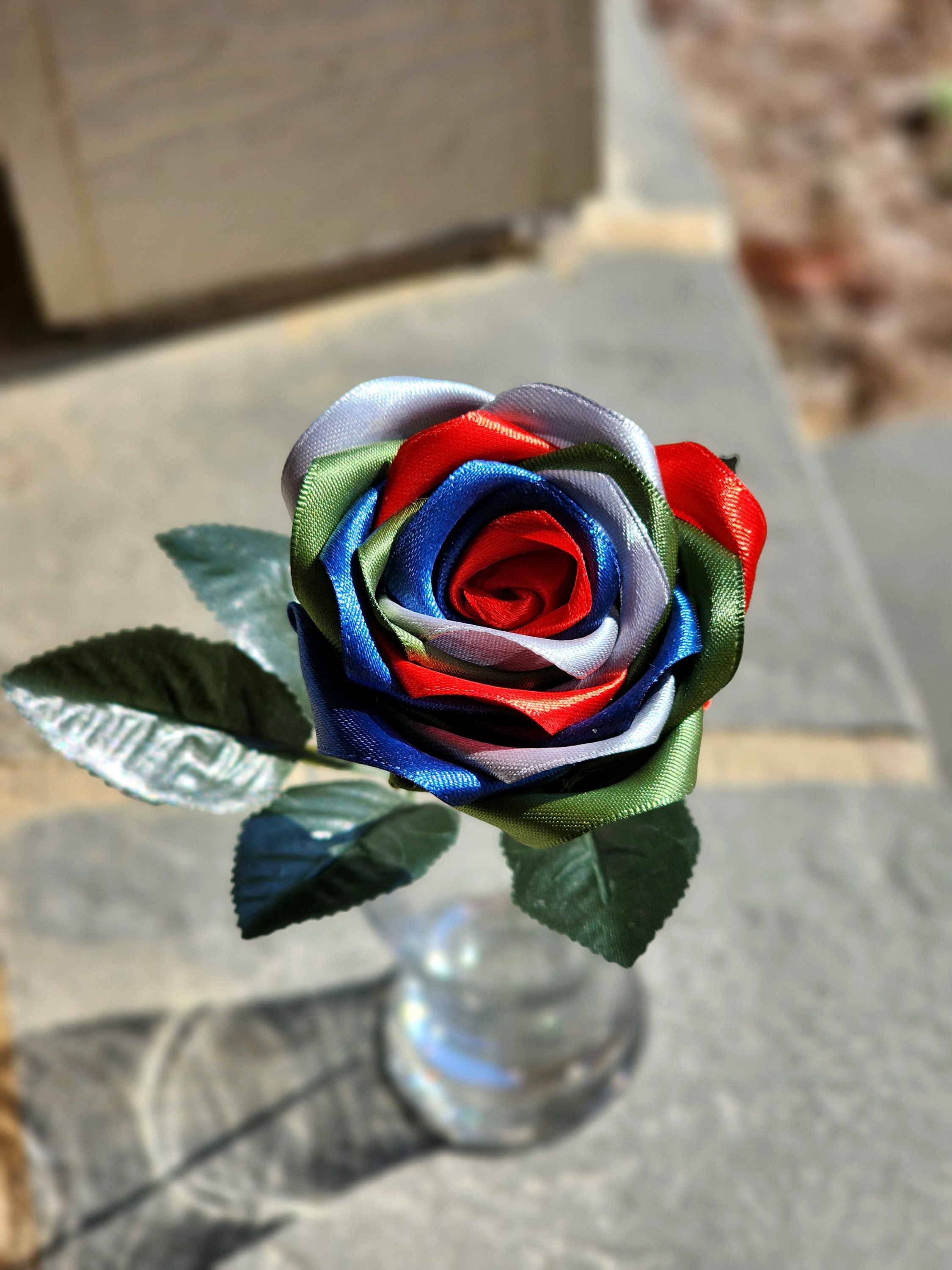 Mix and Match Custom Satin Ribbon Roses - Etsy