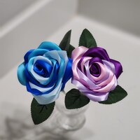 Ribbon Roses - Etsy