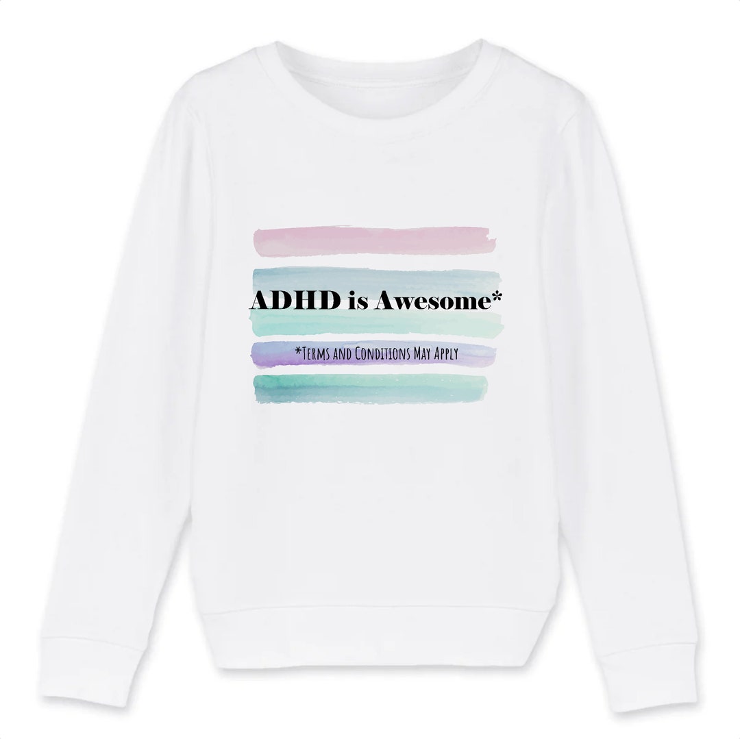 Adhd is Awesome Kids Sweatshirt - Etsy