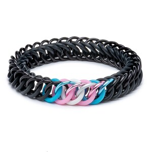 Subtle Trans Pride Bracelet Trans Pride Flag Jewelry Trans - Etsy
