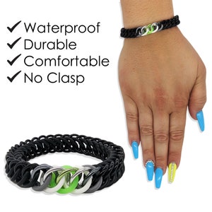 Subtle Agender Pride Bracelet, Agender Pride Flag Bracelet, Agender ...