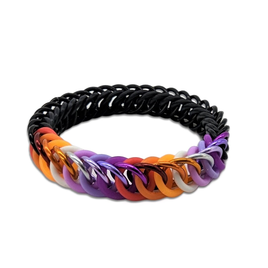 Subtle Lesbian Bracelet, Subtle Lesbian Pride Bracelet, Lesbian ...