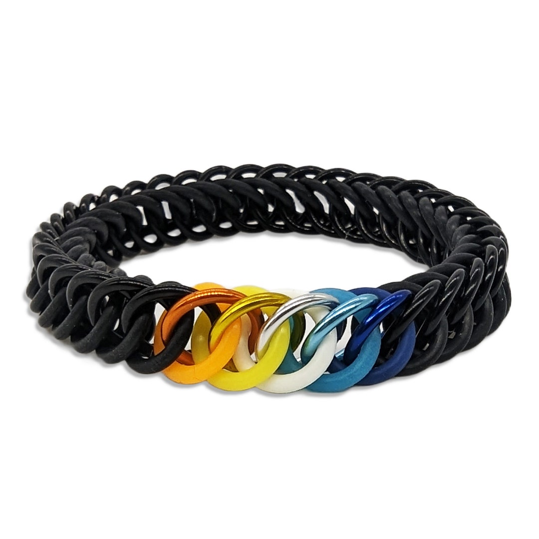 Subtle Aromantic Asexual Bracelet, Aroace Pride Pride Bracelet, Aroace ...