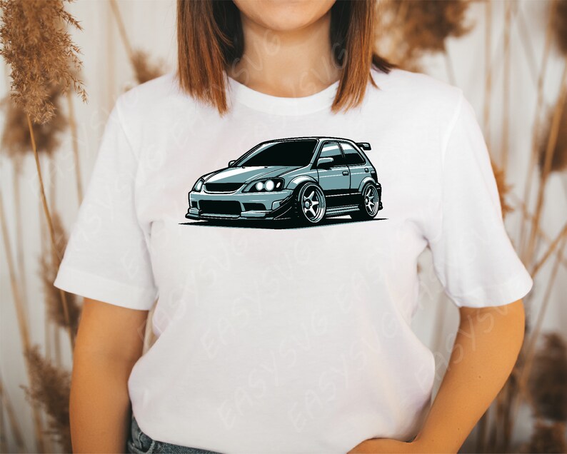 Honda Civic EK9 SVG, Cartoon Vector, Art, Silhouette - Etsy