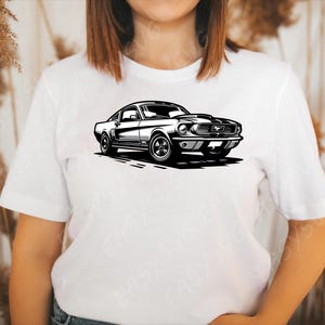 Ford Mustang Classic SVG, Cartoon Vector, Art, Silhouette - Etsy