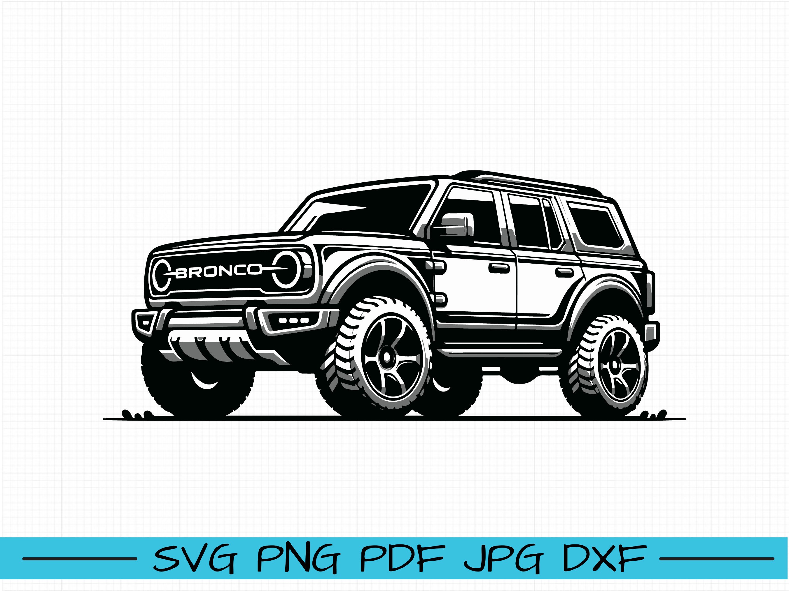 Bronco Sport Big Bend SVG, Cartoon Vector, Art, Silhouette - Etsy
