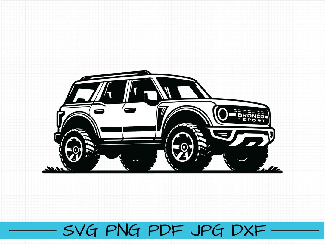Bronco Sport Big Bend SVG, Cartoon Vector, Art, Silhouette - Etsy