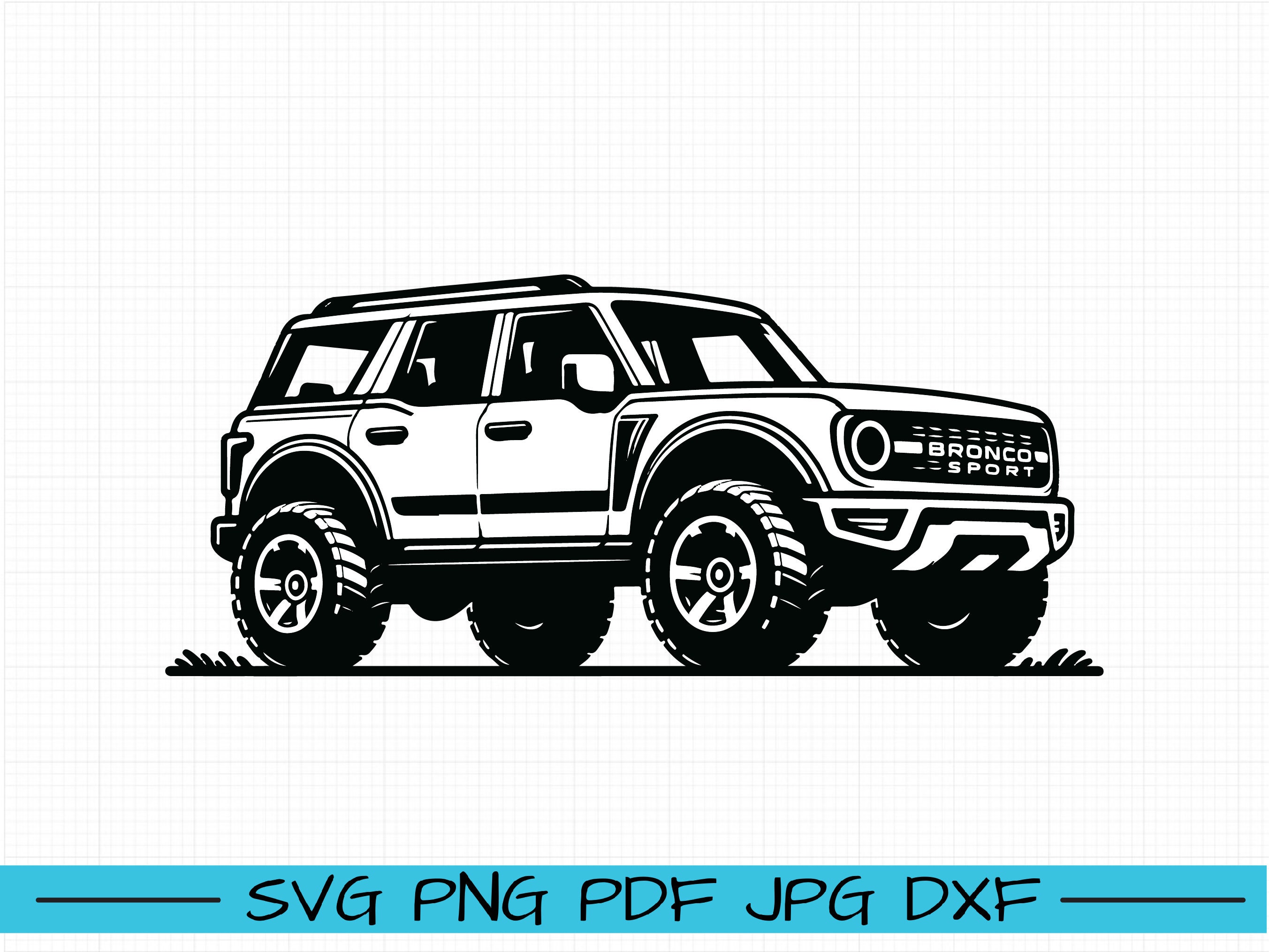 Bronco Sport Big Bend SVG, Cartoon Vector, Art, Silhouette - Etsy