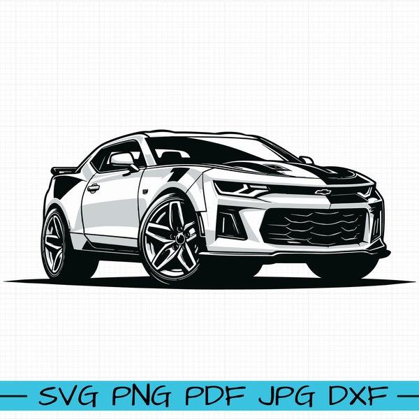 Camaro Zl1 Svg - Etsy