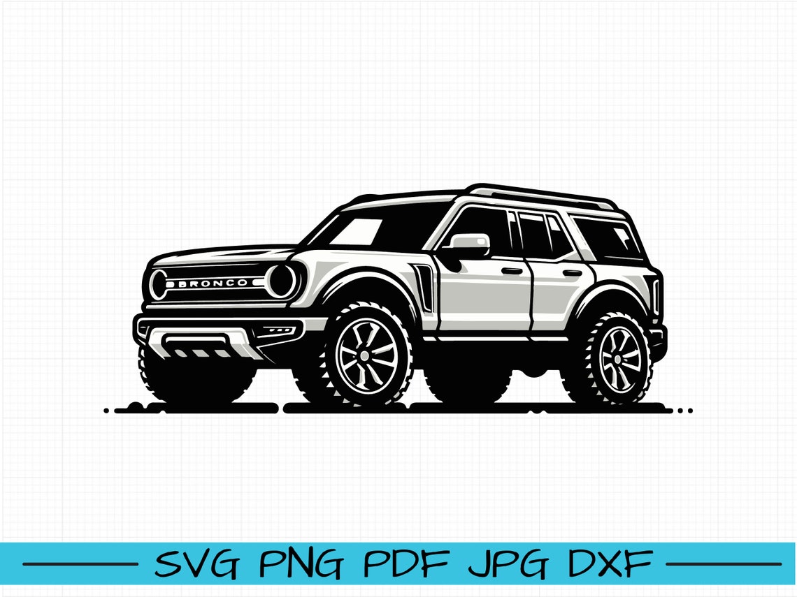 Bronco Sport Big Bend SVG, Cartoon Vector, Art, Silhouette - Etsy