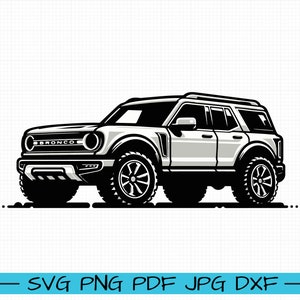 Bronco Sport Big Bend SVG, Cartoon Vector, Art, Silhouette - Etsy
